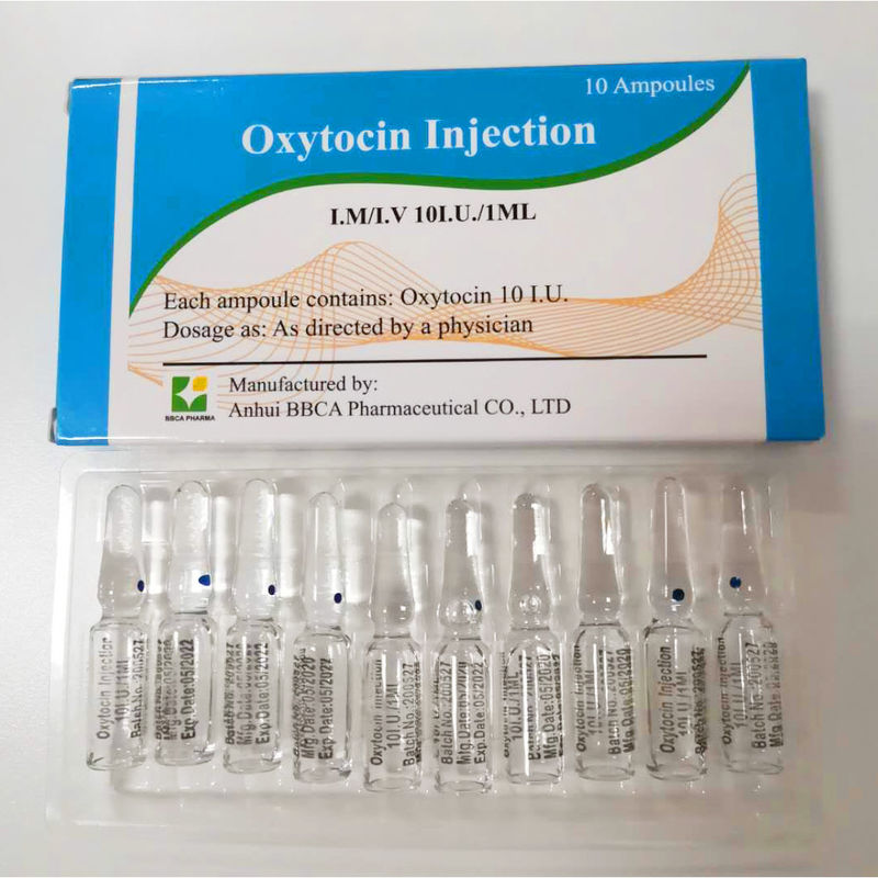 Farblose flüssige Oxytocin-Einspritzungs-gynäkologische Medizin 10ampoules Farblose flüssige Oxytocin-Einspritzungs-gynäkologische Medizin 10ampoules